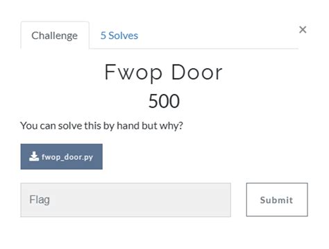 GitHub Lephuduc Fwop CTF