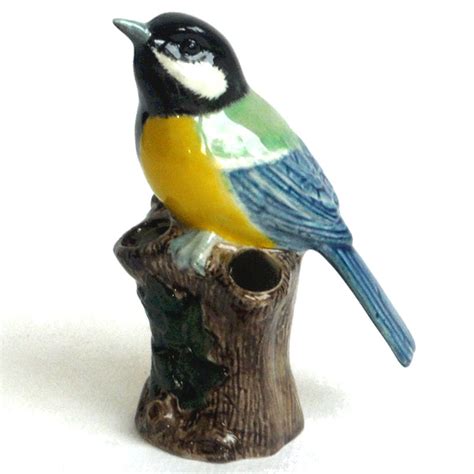 Great Tit Bud Vase By Quail Ceramics Canterburycross Collectables Galore