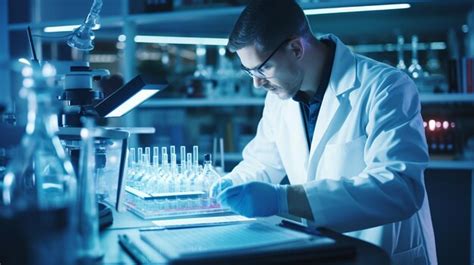 Premium Photo Study Of Viruses In The Laboratory