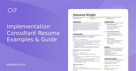 5 Implementation Consultant Resume Examples And Guide For 2024