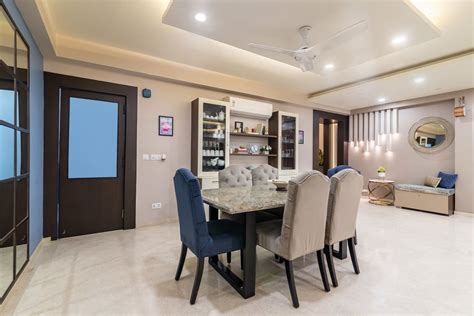 Contemporary Drop Down Rectangular False Ceiling Design Livspace