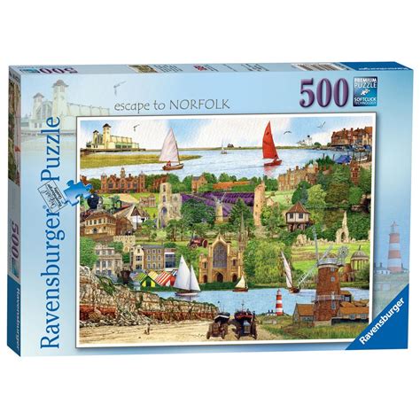 Ravensburger Escape To Norfolk 500 Piece Jigsaw Puzzle
