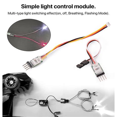 Dumborc Rc Light Controller Led Switch Panel System 3ch For Rc Car Fixed Wing Aircraft Shopee