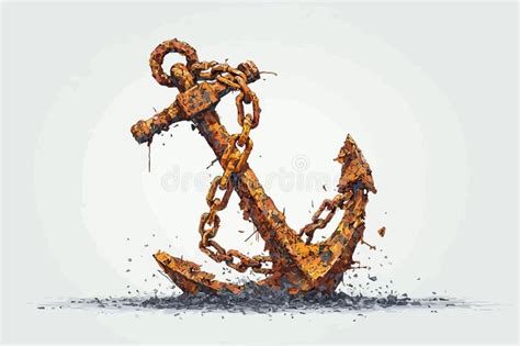 Rusty Anchor Breaking Stock Illustrations 8 Rusty Anchor Breaking