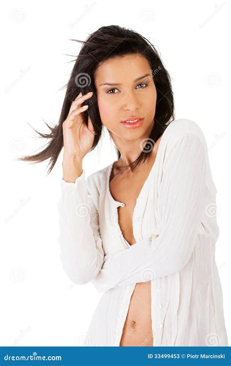 Happy Summer Woman Stock Image Image Of Brunette Adult 33499453