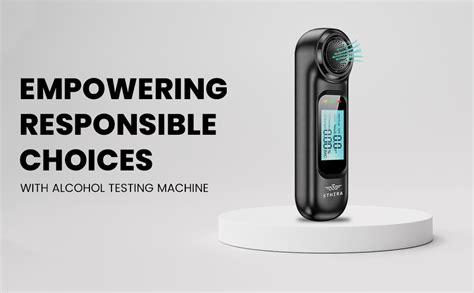 Sthira® Alcohol Testing Machine Usb Rechargeable Portable Alcohol