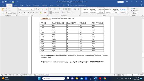 Question Consider The Following Data Set Using Chegg