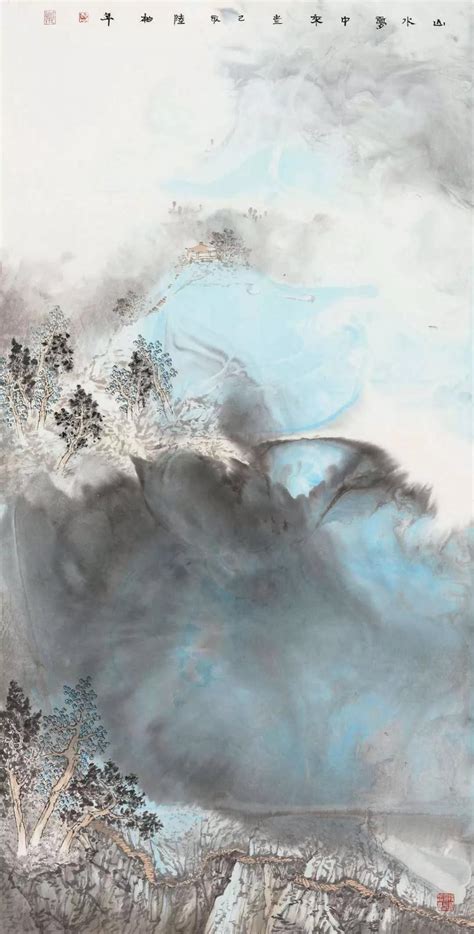 画家陆 画家作画 画画家 大山谷图库