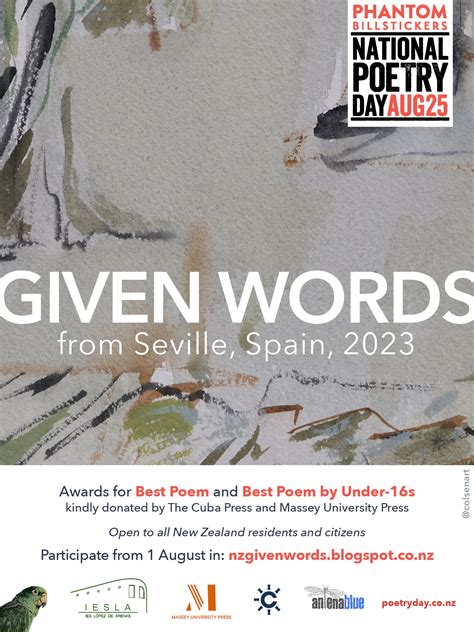 Given Words Given Poems 2023 Winning Poems