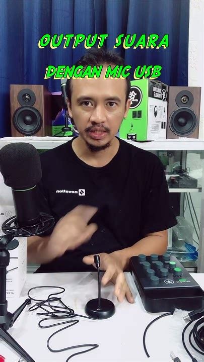 Microphone Untuk Live Streaming Menggunakan Mic Usb Audio Technica Atgm