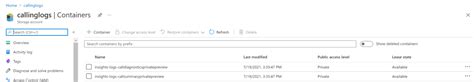 Azure Communication Services 호출 요약 및 호출 진단 로그 사용 및 액세스 An Azure