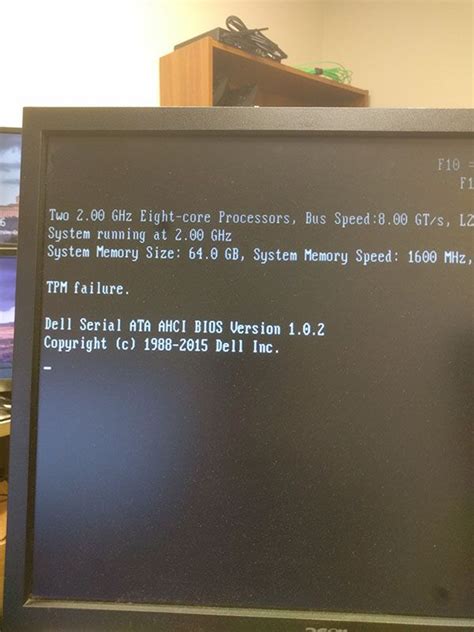 TPM Failure During POST On Poweredge T DELL Technologies