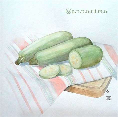 Как нарисовать кабачок карандашом 90 фото