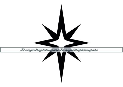 Christmas Star Svg North Star Svg Star Of Bethlehem Svg Etsy