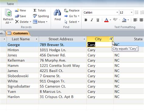 How To Use Filter Option In MS Access Computer Hindi Notes