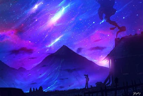 Purple Sky Hd Wallpaper Pxfuel