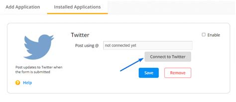 Twitter Integration 123formbuilder Knowledge Base