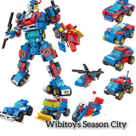 Jual Sembo Block Robot Mecha Of Steel 8 In 1 Kendaraan Mainan Balok