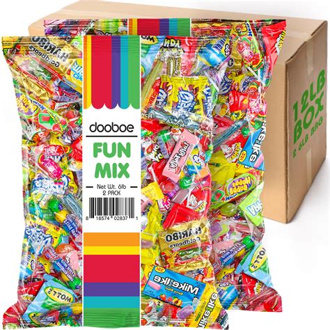Assorted Bulk Candy 12 Pounds Giant Candy Fun Mix Event Candies Individually Wrapped