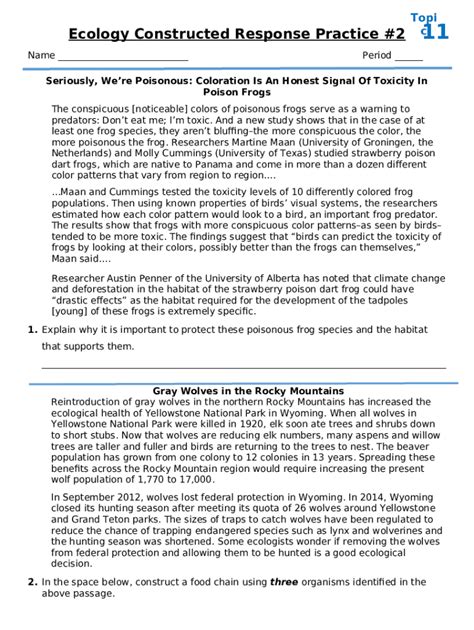 Short Constructed Response Template Doc Template Pdffiller