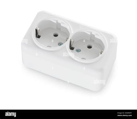 Electric Double Socket Cut Out Stock Images And Pictures Alamy