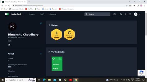 Himanshu Choudhary 🪽 On Linkedin Completed The ⭐⭐⭐⭐⭐5 Star Java Badge