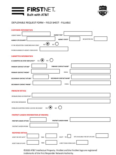 fillable online deployable request form field sheet fillable fax