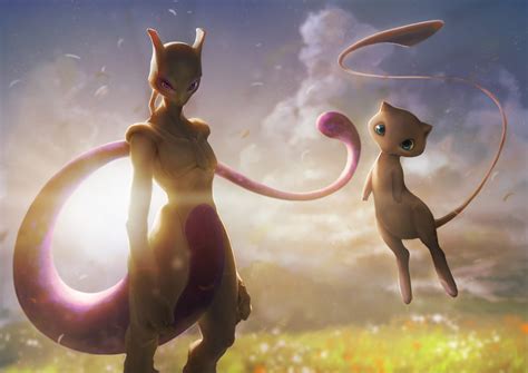 Mew And Mewtwo Pokemon Drawn By Teru Sakura Danbooru