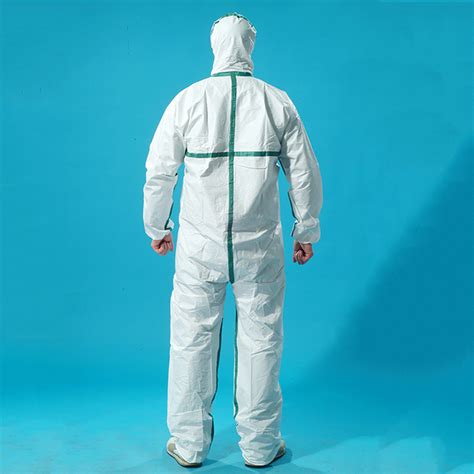 Chemical Protective Disposable Microporous Film Coverall Working