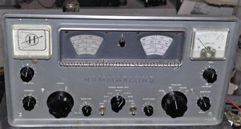 HQ-110 / HQ-110 C Amateur-R Hammarlund Mfg. Co. Inc.; New York, NY ...