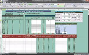 Electrical Ms Excel Spreadsheets Calculations Of Cables