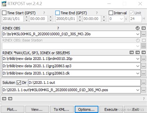 rtklib使用方法（喂饭版）（二）——数据获取 rtklib输出文件 csdn博客