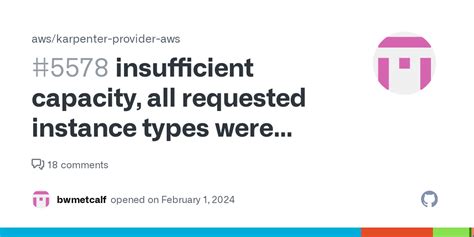 Insufficient Capacity All Requested Instance Types Were Unavailable