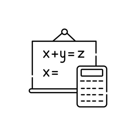 Physics Olor Line Icon Pictogram Web Page Mobile App Promo Stock Vector