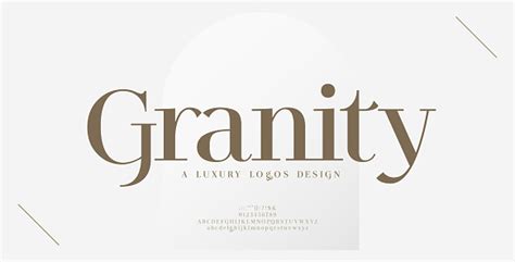 고급 알파벳 문자 로고 글꼴 및 번호 클래식한 우아한 레터링이 미니멀한 패션 타이포그래피 글꼴 일반 로고 벡터 일러스트 레이 션 로고에 대한 스톡 벡터 아트 및 기타 이미지