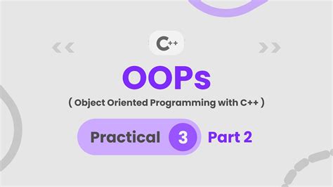 Practical 3 Part 2 Oops Object Oriented Programming With C Fy Bscit Sem 2 Youtube