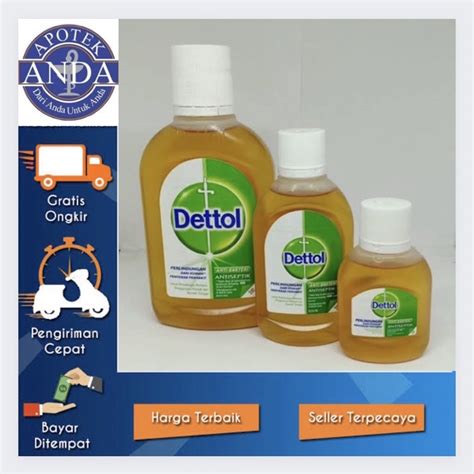Jual Dettol Antiseptik Cair 45ml 95ml Shopee Indonesia