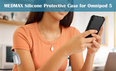 Medmax Silicone Case For Omnipod 5 Lightweight Shockproof Anti Slip Protective