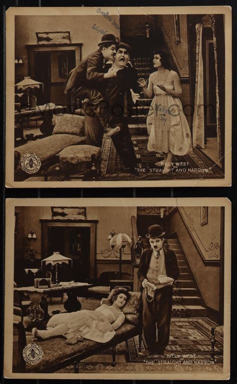 EMoviePoster 6b1141 STRAIGHT NARROW 2 8x10 LCs 1918 Charlie