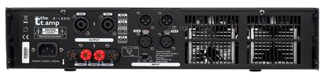 Стерео усилвател The T Amp E 1200 Усилватели E 1200 Аудио техника