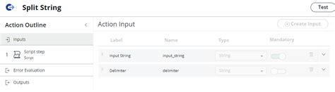 Inputstring Delimiter