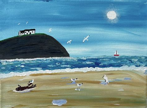 Calm Painting By Sharron Foth Fine Art America