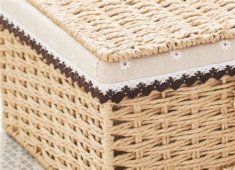 Badu Bg Креативно сладко мече Ратанова кошница Настолна разни вещи Органайзер за съхранение на