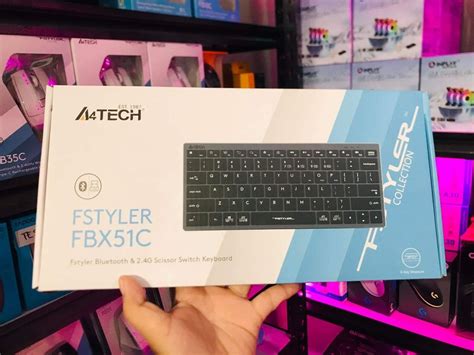 A4tech Fstyler Fbx51c Bluetooth And 2 4g Scissor Switch Keyboard Black Computers And Tech Parts