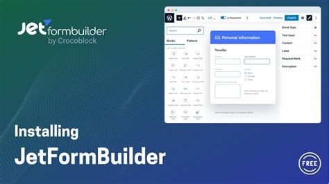 Jetformbuilder Free Wordpress Powerful Form Plugin Gutenburg
