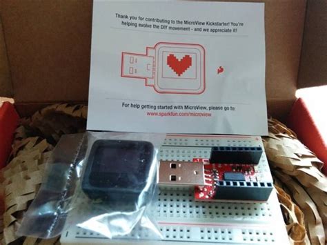 Microview Kickstartered Atmega328p With A Screen Element14 Community