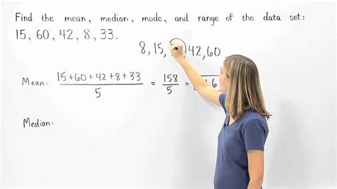 Central Tendency Mean Median Mode Range MathHelp YouTube