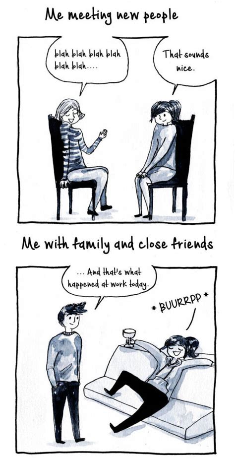 Comics By Debbie Introduce Introversion When You Are The One Who