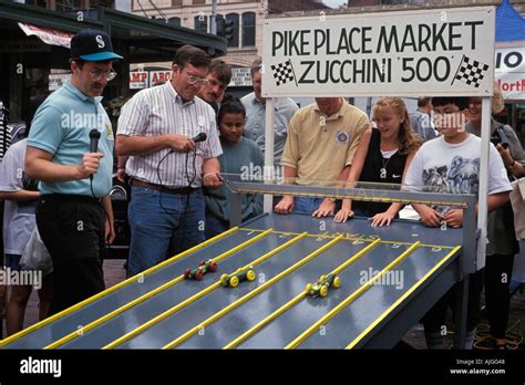 Zucchini 500 Race At Annual Pike Place Market Birthday Celebration