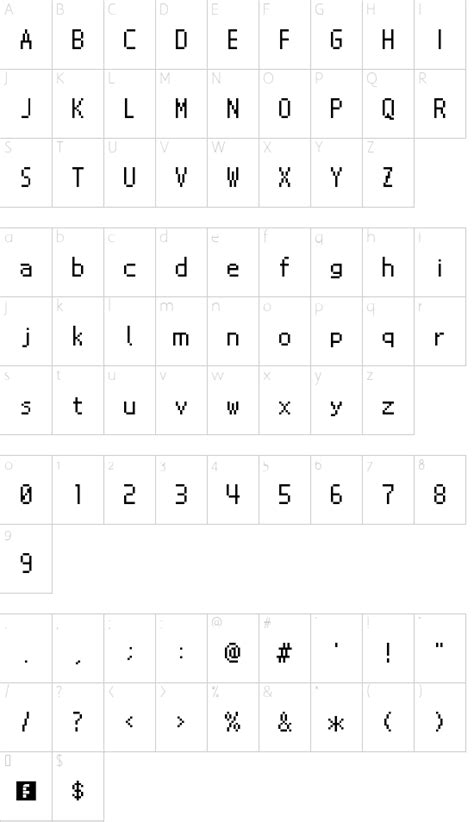 Nintendo Ds Bios Regular Font Details
